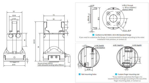 DH Robotics PGC-140-50 - Dobot.nu