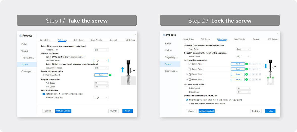 Screwdriving - Dobot.nu