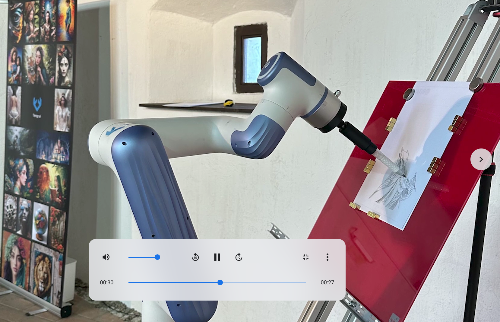 AI in Art with Tengr.ai & DOBOT.nu Robotics. Showcase of the DOBOT Nova ...